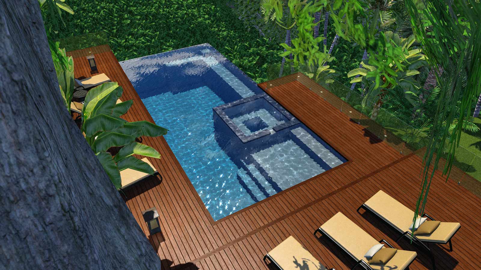 The Exquisite - fiberglass swimming pool (new!) - Gary Carroll Pools